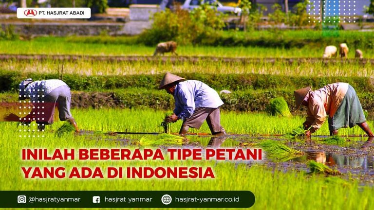 Inilah Beberapa Tipe Petani Indonesia - Hasjrat Yanmar