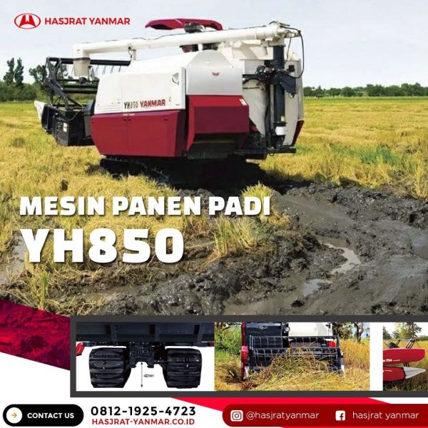 Mesin Panen Padi Yanmar YH850, Juara Hantam di Lahan Dalam! - Hasjrat Yanmar