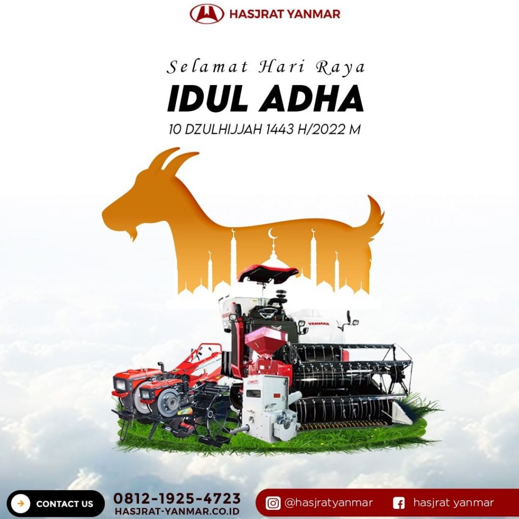 Hasjrat Yanmar Mengucapkan Selamat Idul Adha 1443 Hijriyah Hasjrat Yanmar