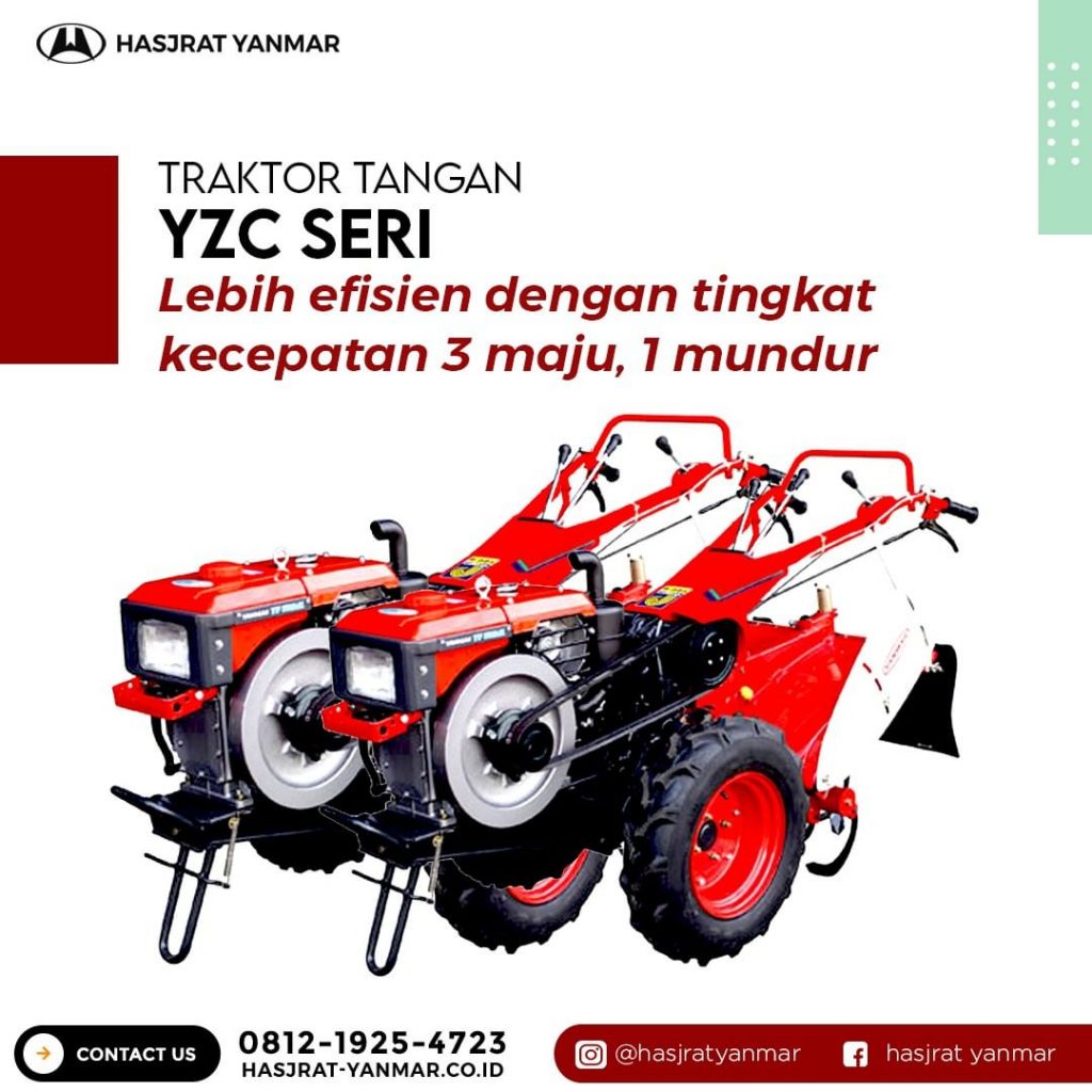 Pekerjaan Tani Lebih Efisien Berkat Traktor Tangan Yanmar YZC Series - Hasjrat Yanmar