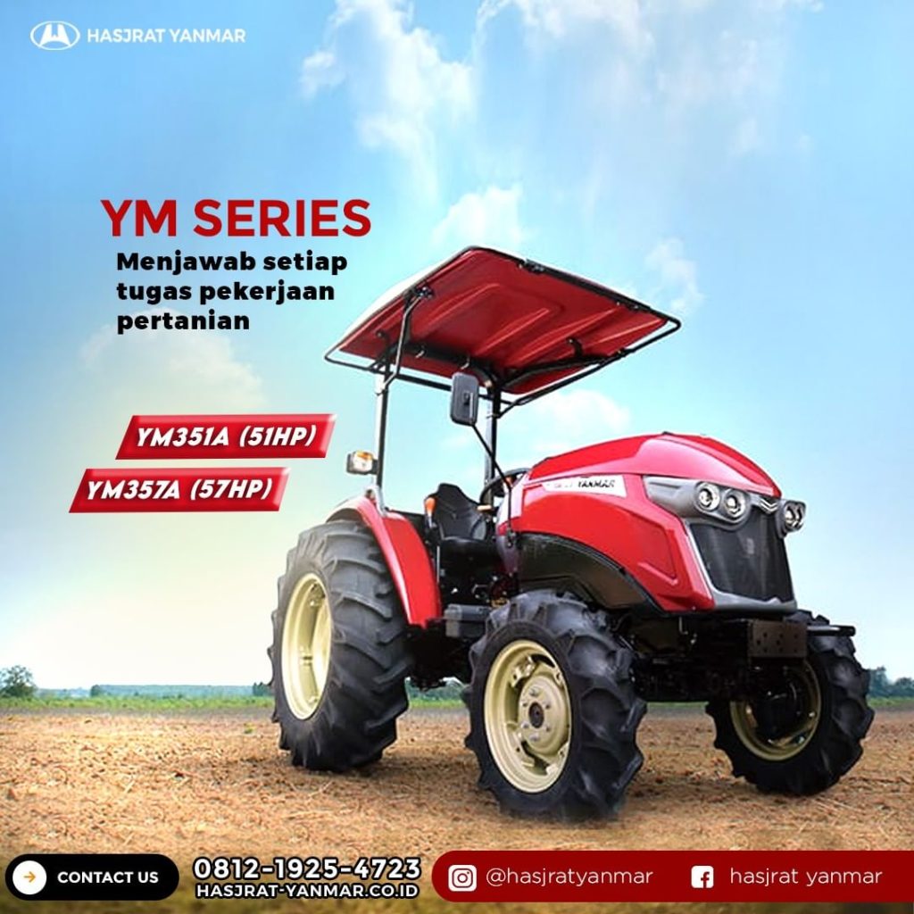 Menjawab Setiap Tugas Pekerjaan Pertanian: Ini Dia Traktor YM Series