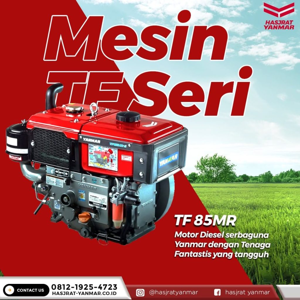 Yanmar TF 85 R, Mesin Diesel Serbaguna Yang Tangguh & Fantastis!