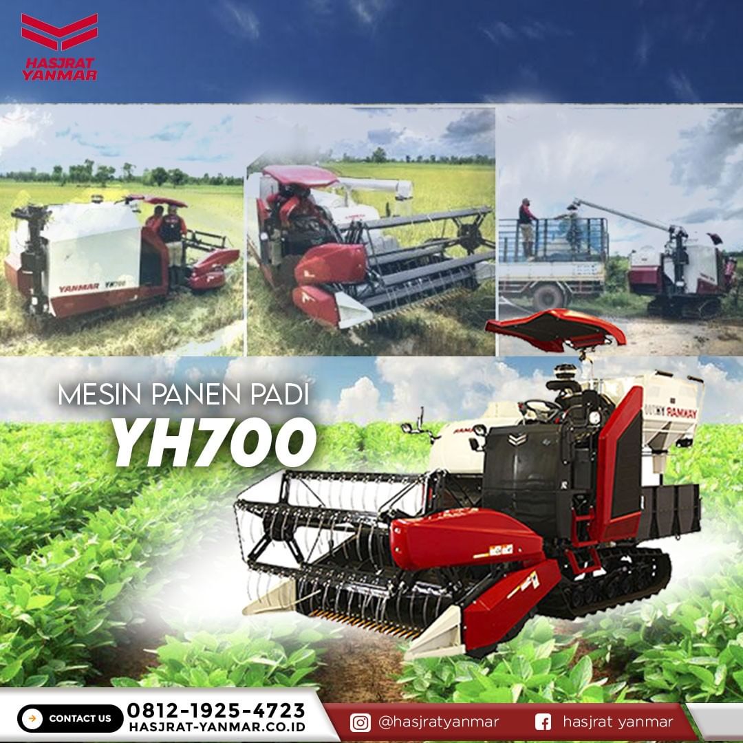 Yanmar YH 700: Mesin Panen Padi Kombinasi dengan Banyak Keunggulan