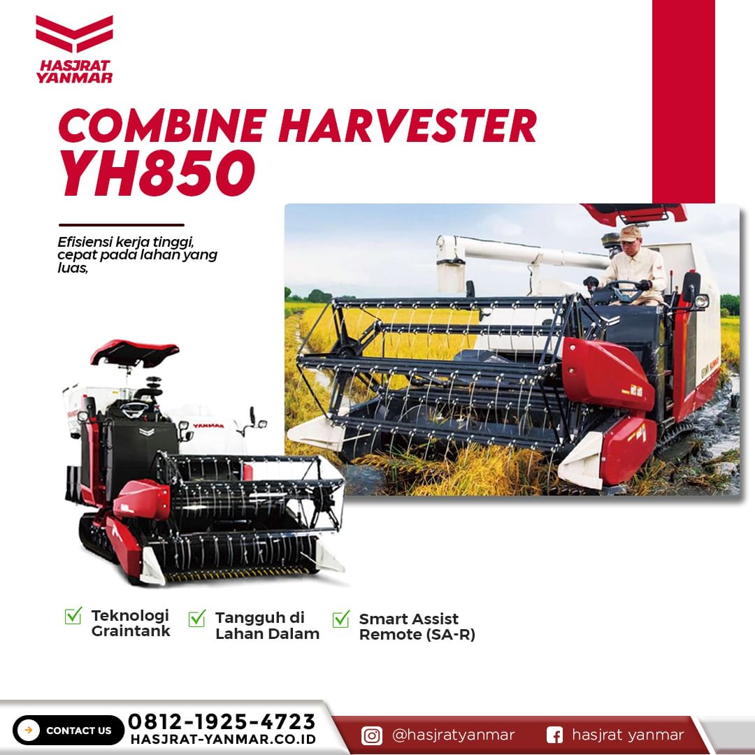 Canggih Banget! Yanmar YH 850 Hadir Dengan Sejumlah Fitur Menarik