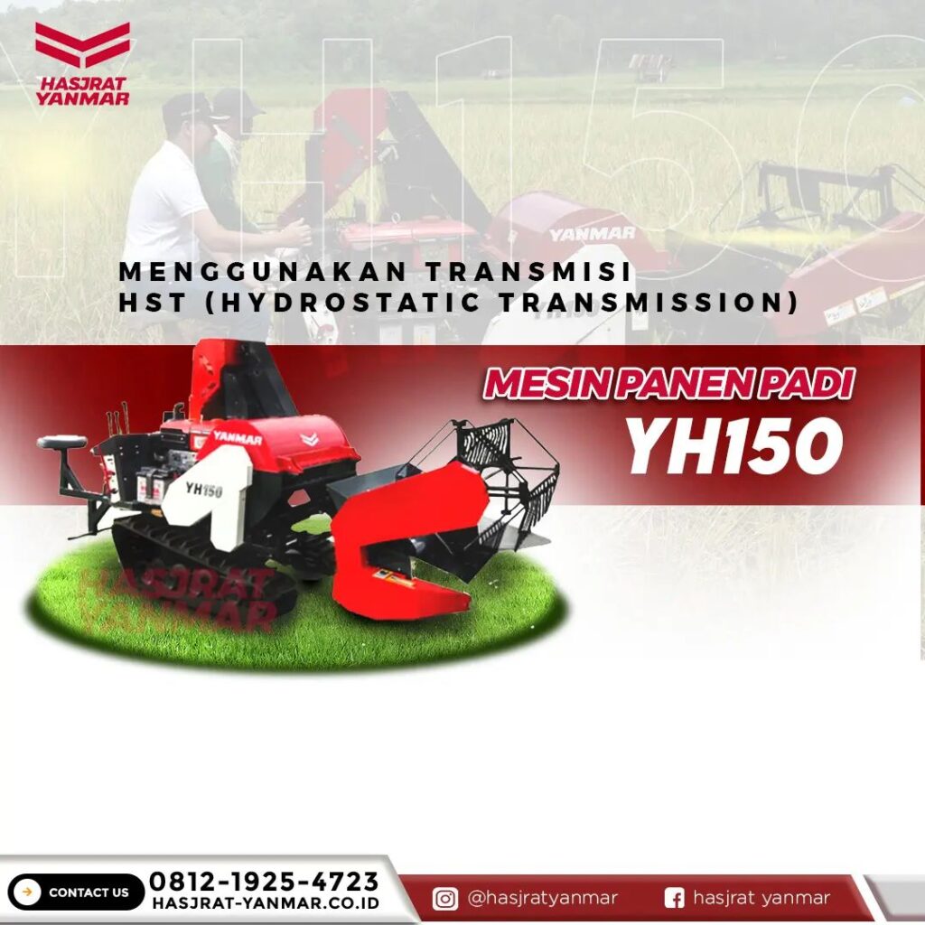 Yanmar YH 150 Hadir dengan Sistem Transmisi Canggih HST