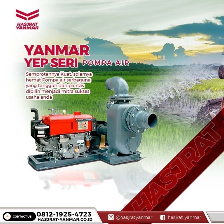 Mesin Irigasi Terbaik? Ya Pompa Air Yanmar YEP Series!