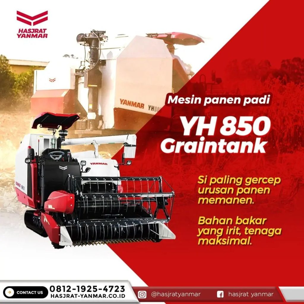 Mesin Panen Padi Yanmar AW70V: Solusi Terbaik Kemajuan Industri Tani - Hasjrat Yanmar