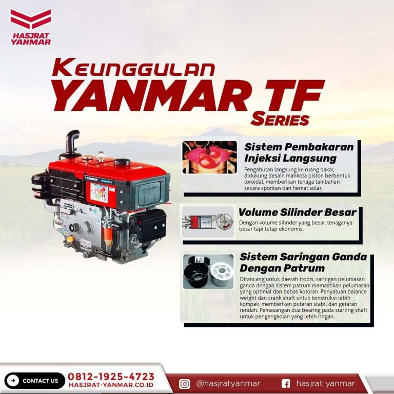 Tiga Keunggulan dari Mesin Serbaguna Yanmar TF Series