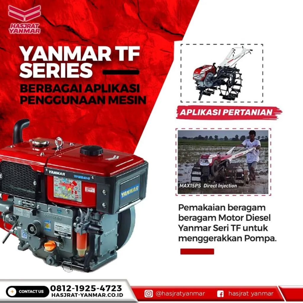 Aplikasi Serbaguna Mesin Diesel Yanmar TF Series